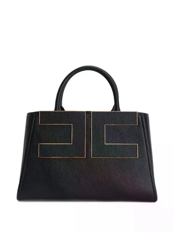 Elisabetta Franchi Logo Plaque Tote Bag