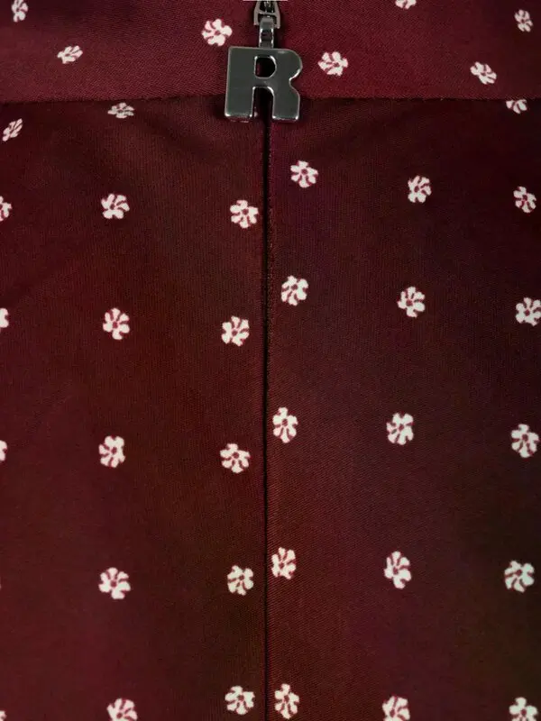 ROTATE BY BIRGER CHRISTENSEN Floral Print Ruffled Mini Dress