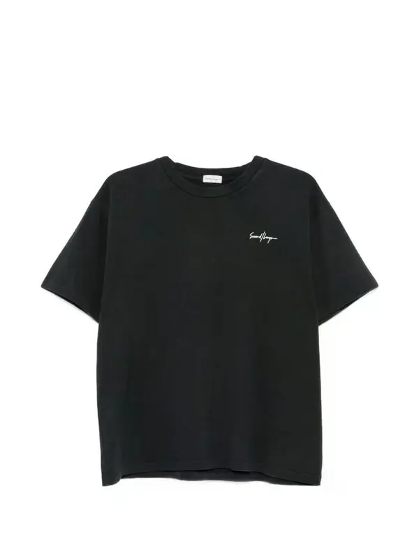 SECOND / LAYER Logo-print Graphic-print T-shirt