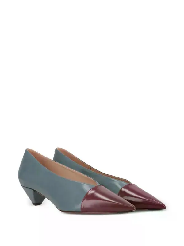 TOD'S Pointed-toe Panelled Pumps