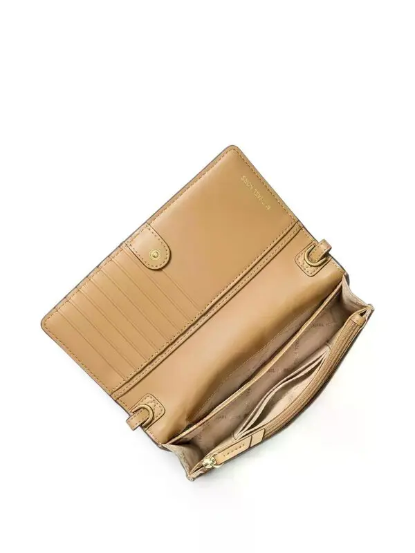 Michael Kors Monogram-print Logo-strap Cross Body Bag