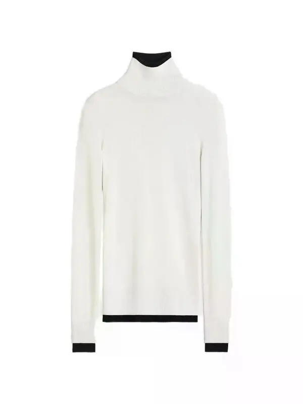 TOTEME Fitted Ribbed Top Off-white - Neutrals