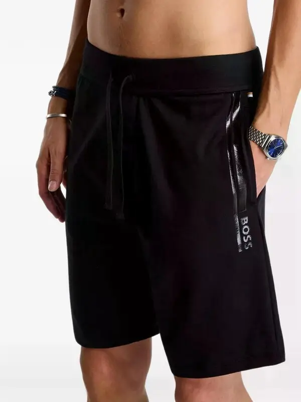 Hugo Logo-print Cotton Terry Loungewear Shorts