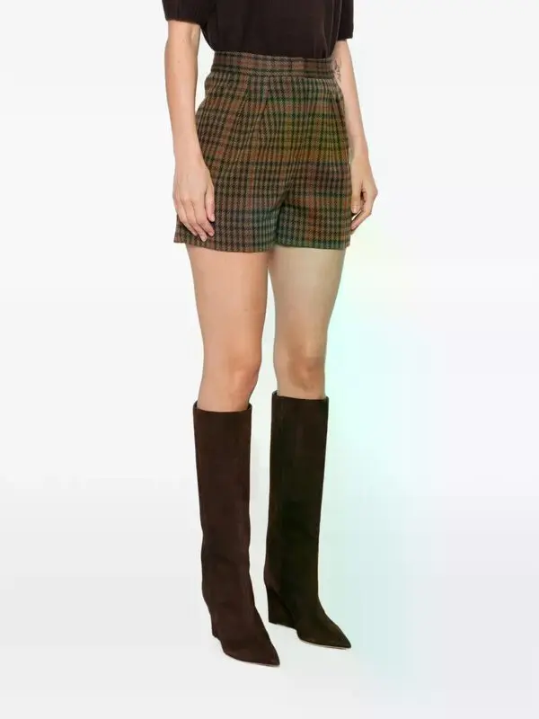 Max Mara Check Shorts