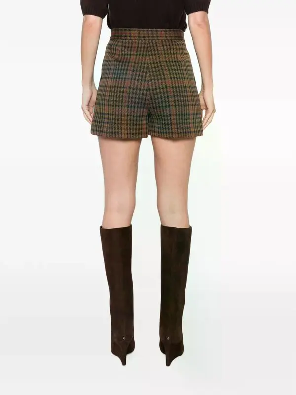 Max Mara Check Shorts
