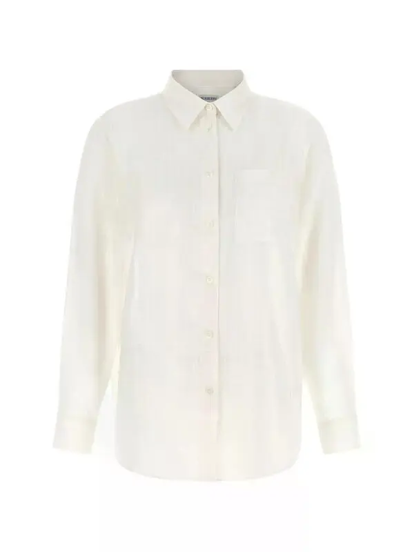 Burberry Emma Check Cotton Shirt - Neutrals