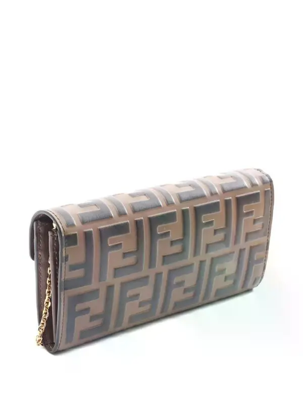 Fendi Ff Monogram Cross Body Bag - Brown