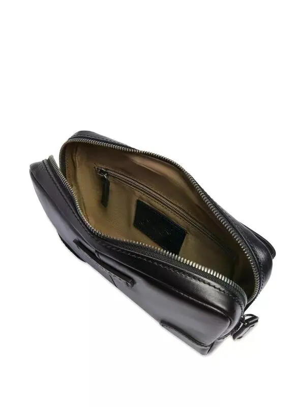 THE BRIDGE Vespucci Leather Zip-top Clutch Bag