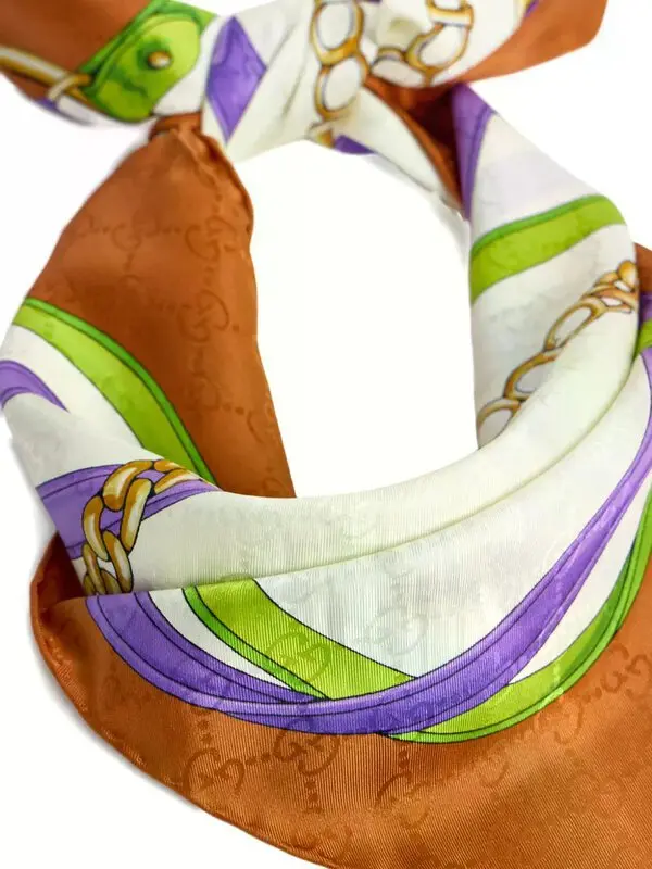 Gucci Chain-print Scarf
