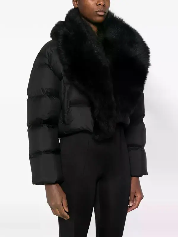 Gucci Shearling-collar Puffer Jacket