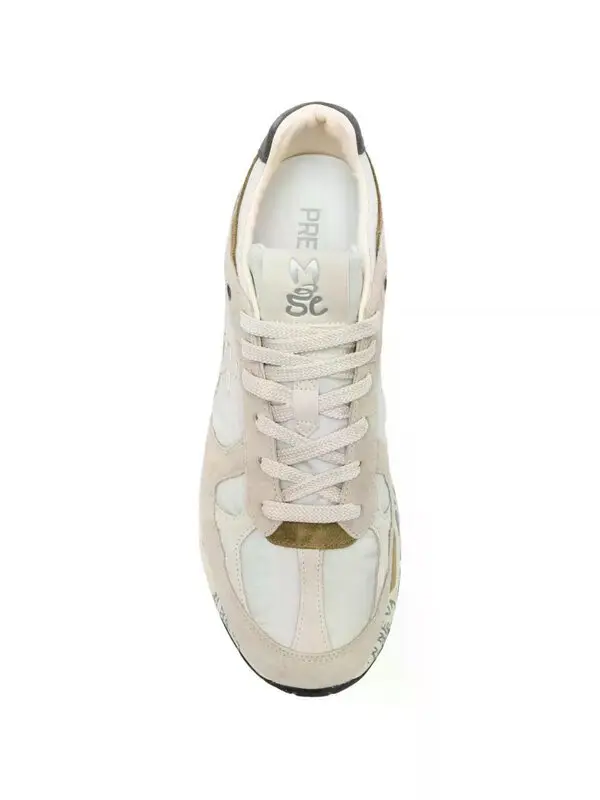 Premiata Mase Suede Panel Sneakers - Neutrals