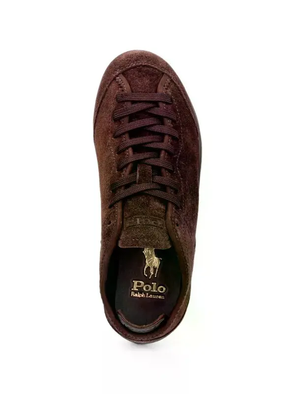 Polo Ralph Lauren Suede Logo-embroidered Sneakers