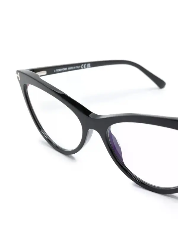 TOM FORD Acetate Cat-eye Clip-on Glasses