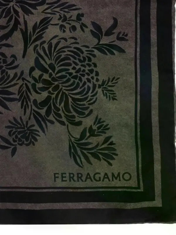 FERRAGAMO Floral-print Silk Scarf