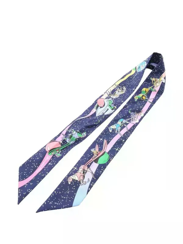 Hermès 2010s Space Derby Scarf
