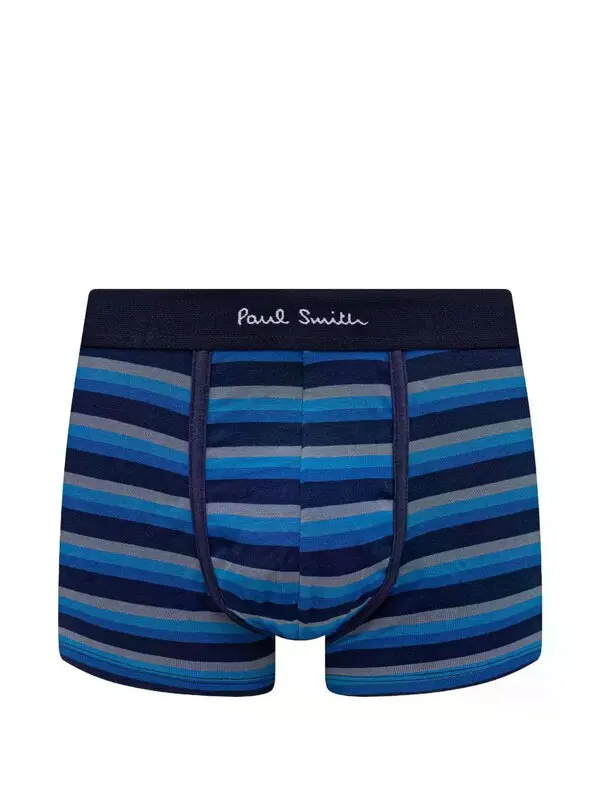 Paul Smith Logo-waistband Striped Boxers