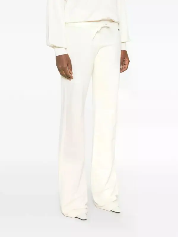 Balenciaga Embroidered-logo Low-waist Track Pants