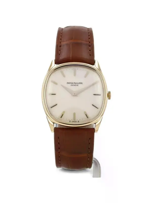 Patek Philippe 1980s Golden Ellipse Cushion 33mm Watch - Neutrals