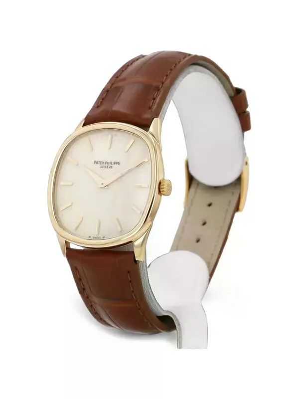 Patek Philippe 1980s Golden Ellipse Cushion 33mm Watch