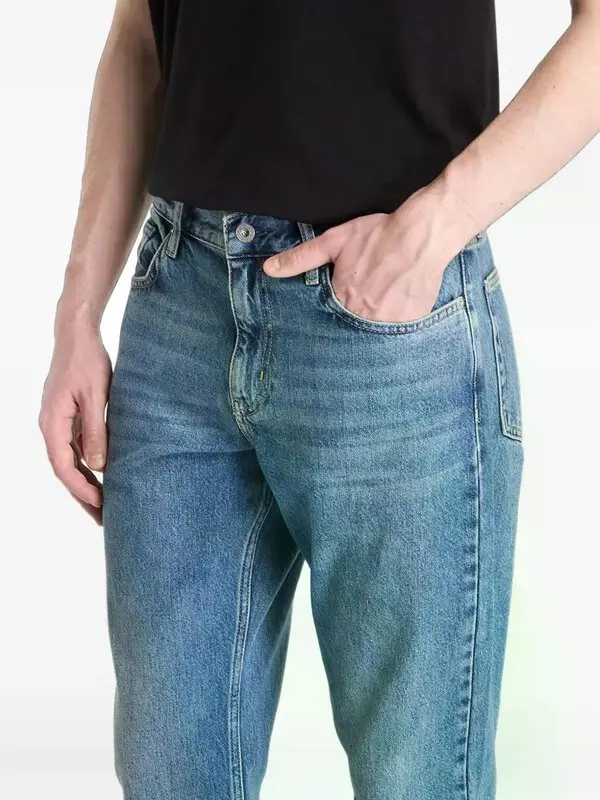 Karl Lagerfeld Logo-patch Straight-leg Jeans