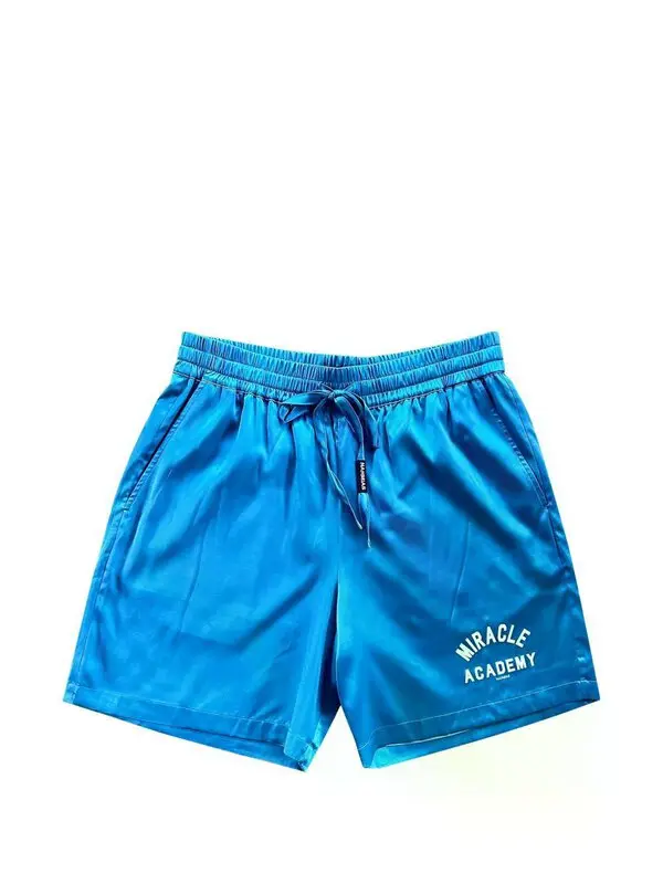 NAHMIAS Miracle Academy Silk Shorts - Blue
