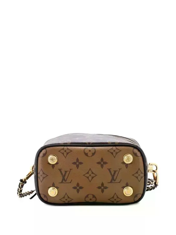 LOUIS VUITTON Reverse Monogram Canvas Vanity Pm Satchel - Brown