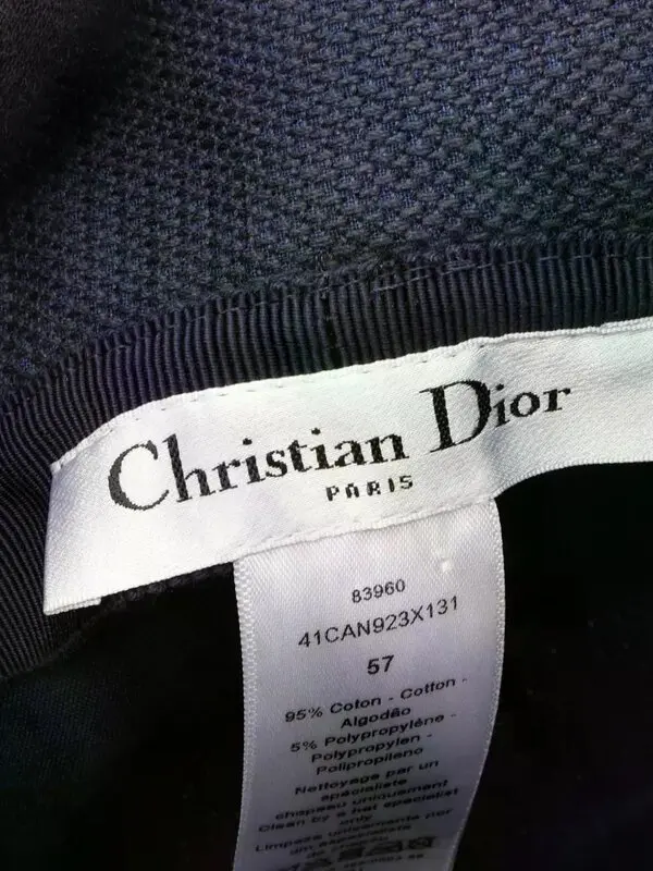 Dior 2010s D-bobby Macrocannage Bucket Hat