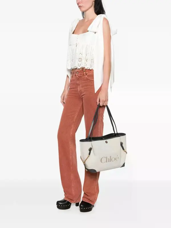 Chloé Clover Canvas Tote Bag