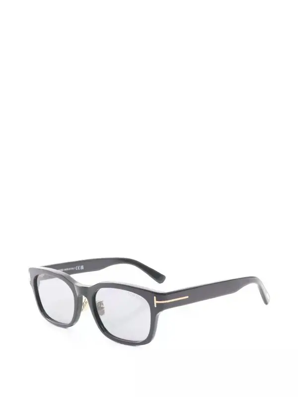 TOM FORD T-logo Square Sunglasses - Black