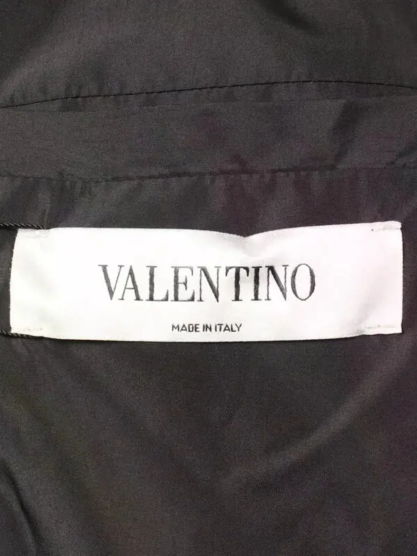 Valentino Garavani Single-breasted Coat With Detachable Hood