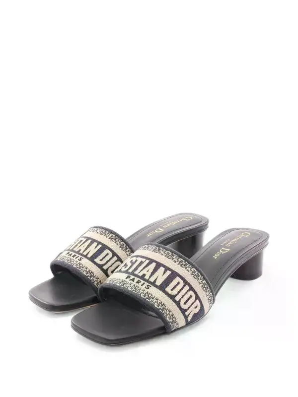 Dior Dway Heeled Sandals - Neutrals