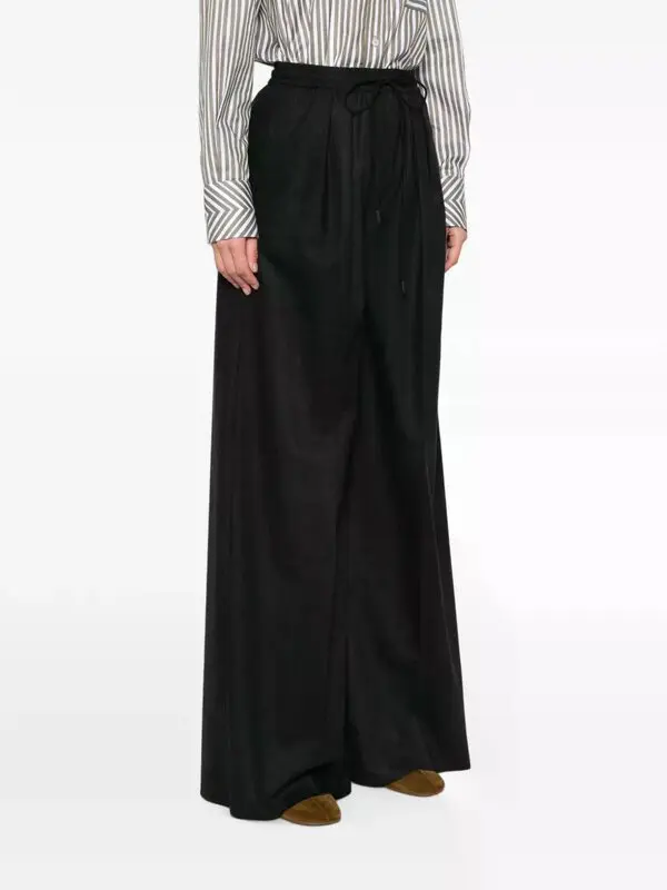 Max Mara Wide Leg Drawstring Trousers