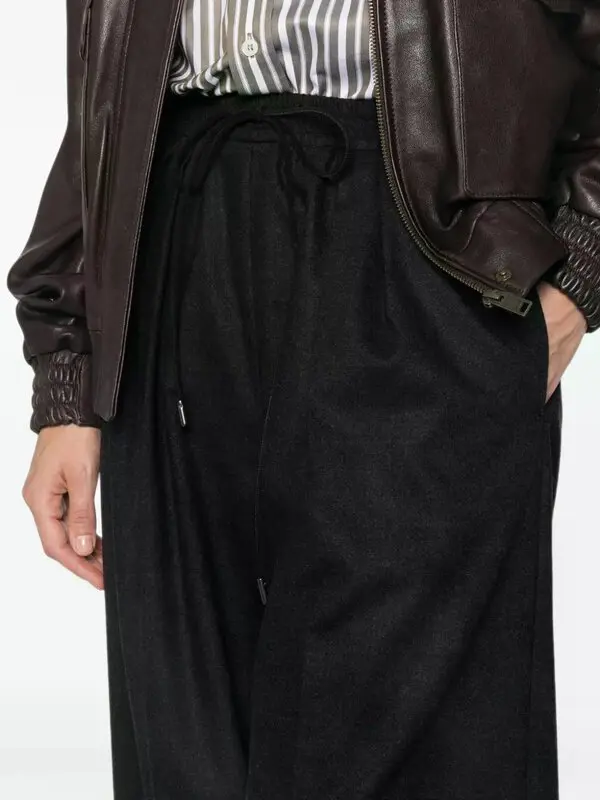 Max Mara Wide Leg Drawstring Trousers