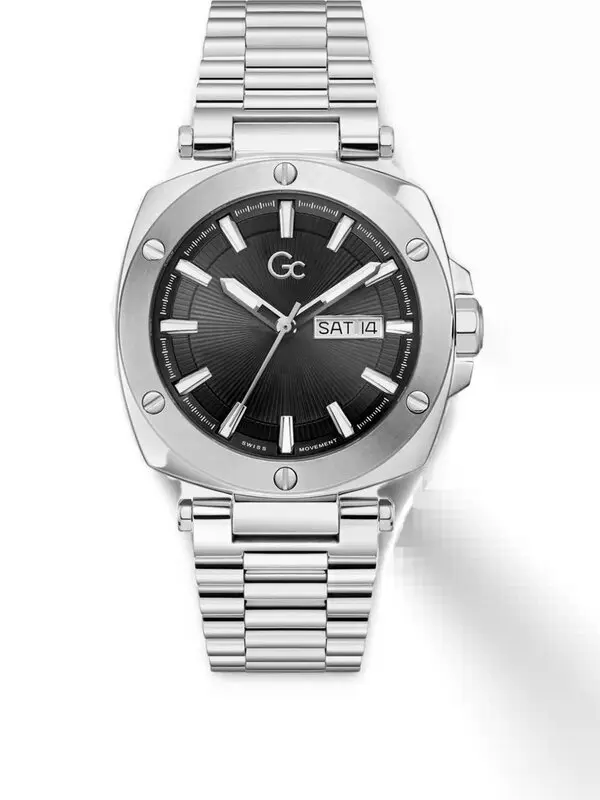 Guess Gc Nobilis Day-date 44mm Watch