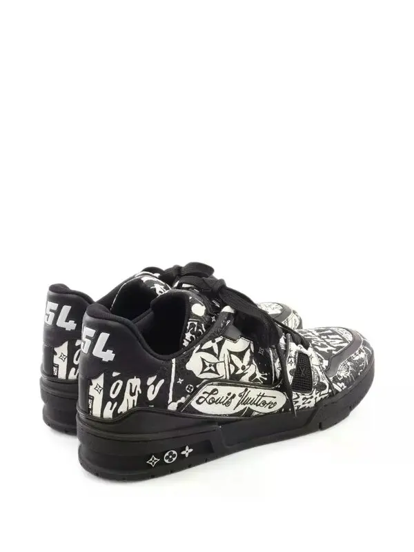 LOUIS VUITTON 2022 Trainer Line Low-top Sneakers - Black