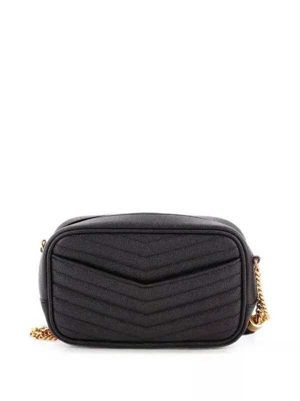 Saint Laurent Lou Camera Bag Matelassé Chevron Leather Mini Crossbody Bag