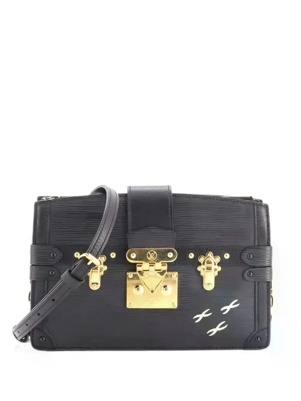 LOUIS VUITTON Epi Leather Trunk Clutch Crossbody Bag