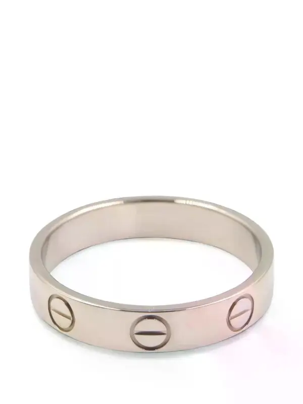 Cartier 2010s Mini Love Ring - Silver