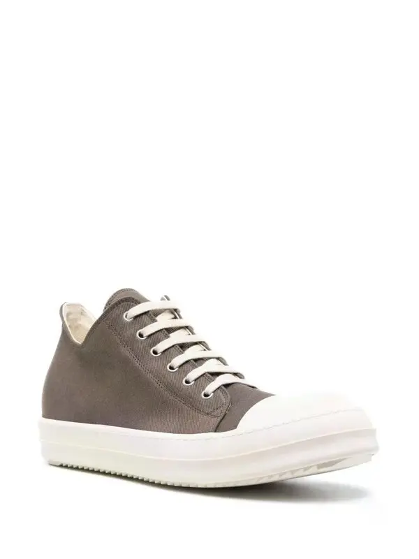 Rick Owens Strobe Twill Low-top Sneakers