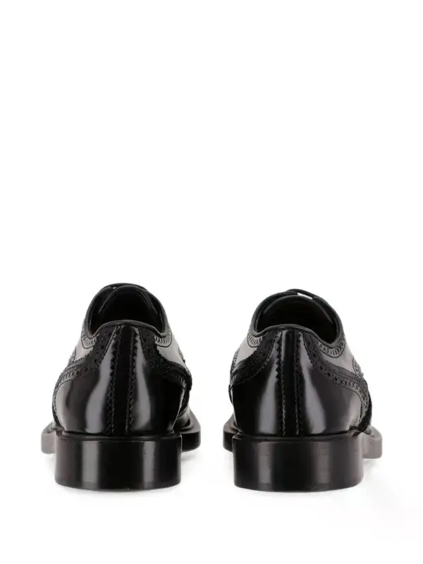 TOD'S Brogue-detail Panelled Derby Shoes
