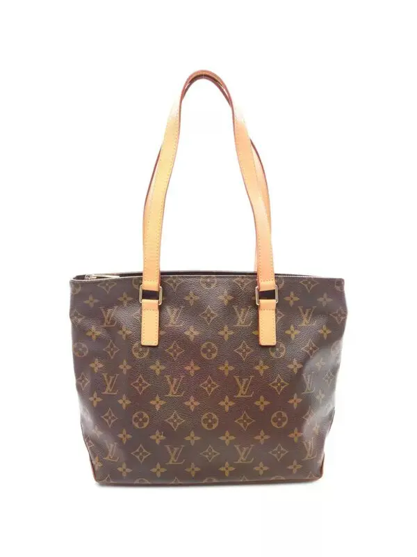 LOUIS VUITTON Monogram Canvas Cabas Piano Tote Bag - Brown