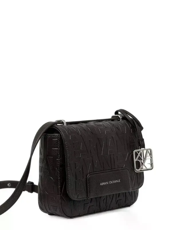 Armani Exchange Logo Embossed Cross Body Bag