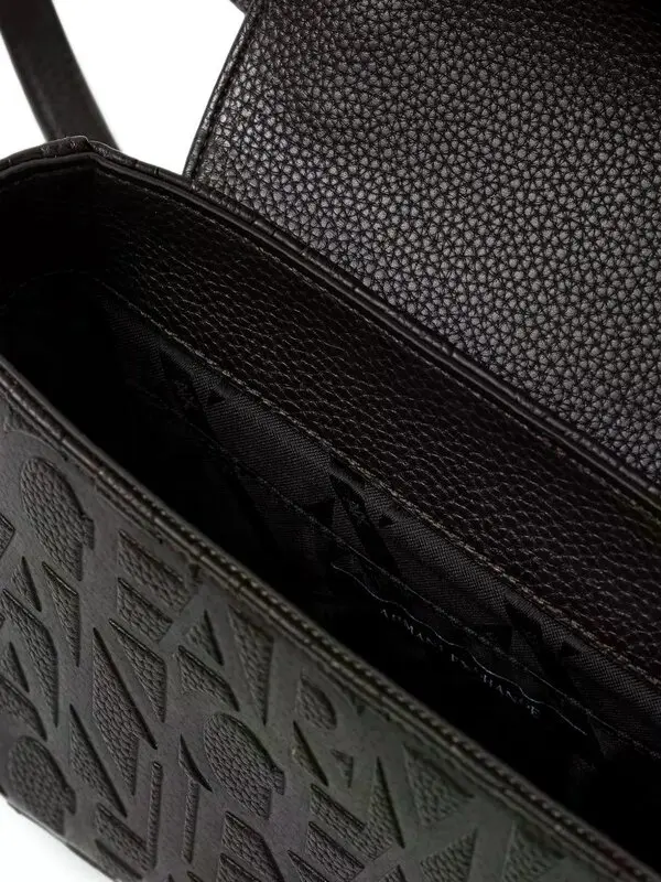 Armani Exchange Logo Embossed Cross Body Bag