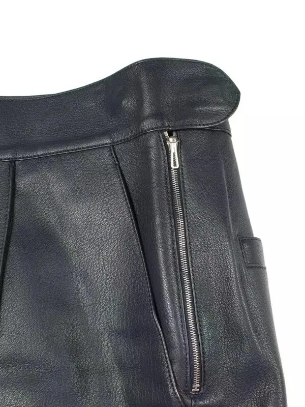 Hermès Chaine D'ancre Leather Shorts