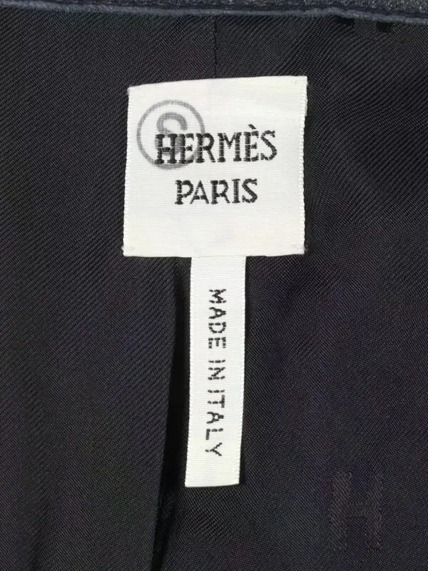 Hermès Chaine D'ancre Leather Shorts