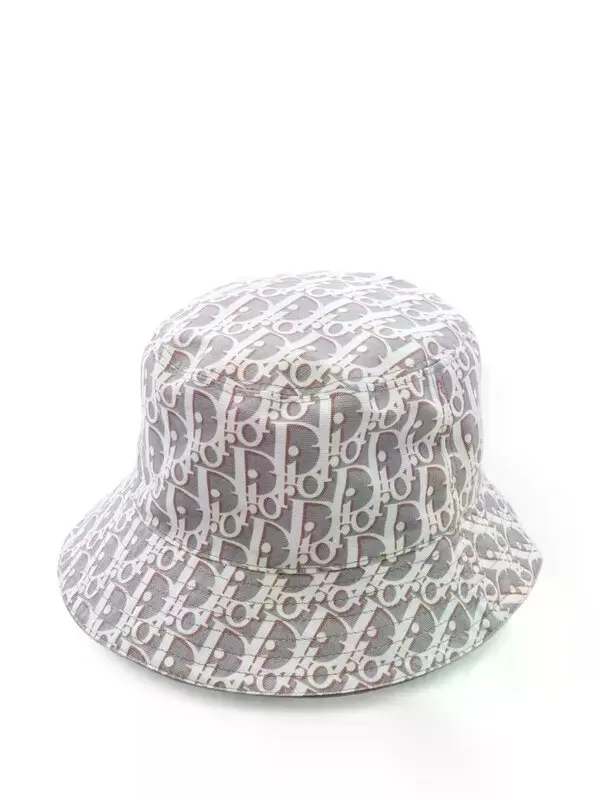 Dior 2010s Oblique Reversible Bucket Hat