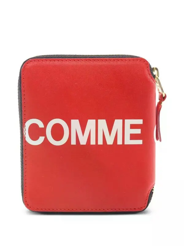 Comme Des Garçons 2020s Huge Logo Wallet - Red