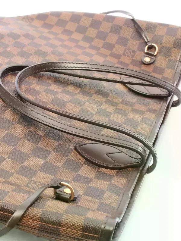 LOUIS VUITTON 2018 Mm Neverfull Damier Ebène Tote Bag