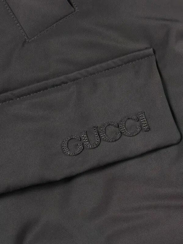 Gucci 2010s Gg Reversible Hooded Jacket