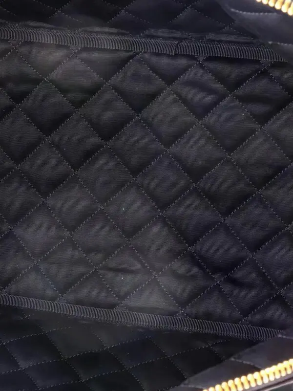 Saint Laurent Quilted Leather Travel Bag